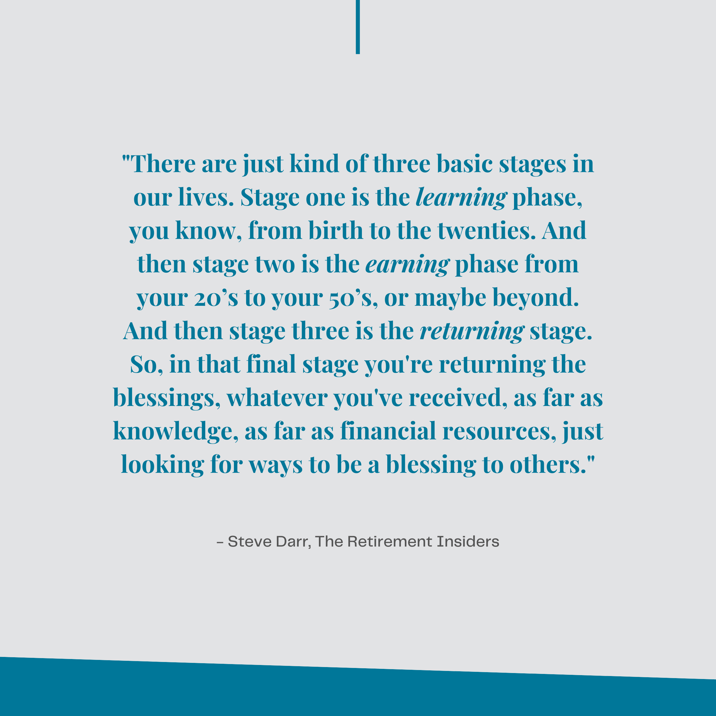 Building Family Legacy with Steve & Diane Darr — The Retirement Insiders