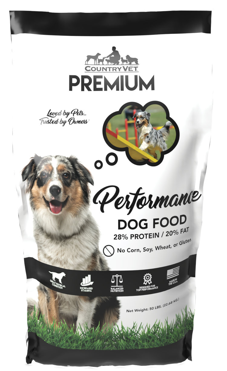 Country Vet Premium Performance Dog Food — Country Vet Pet Food