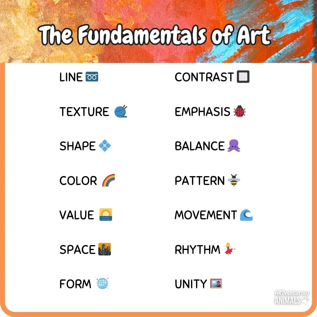 How to Teach Art to Kids: The Element of Line — ARTventurous Animals