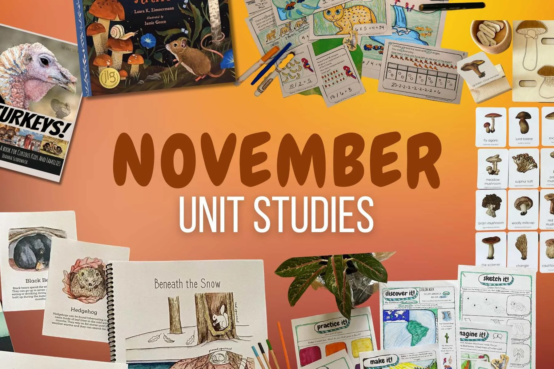Homeschool Unit Studies for November: Kids Ages 7-12 — ARTventurous Animals