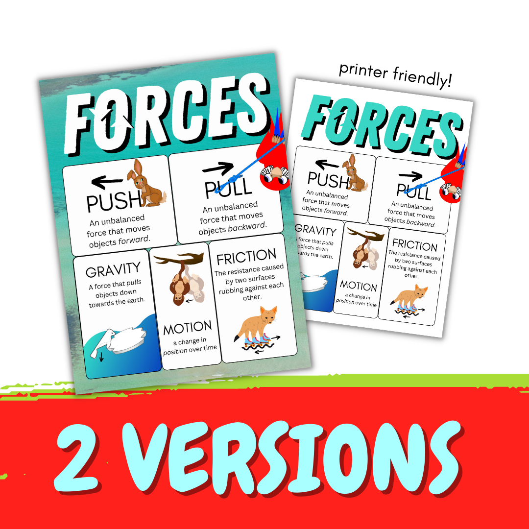 How to Teach Force and Motion to Your Kids — ARTventurous Animals