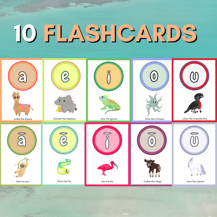 Animal Alphabet Posters and Flashcards | Phonics Review and Classroom ...