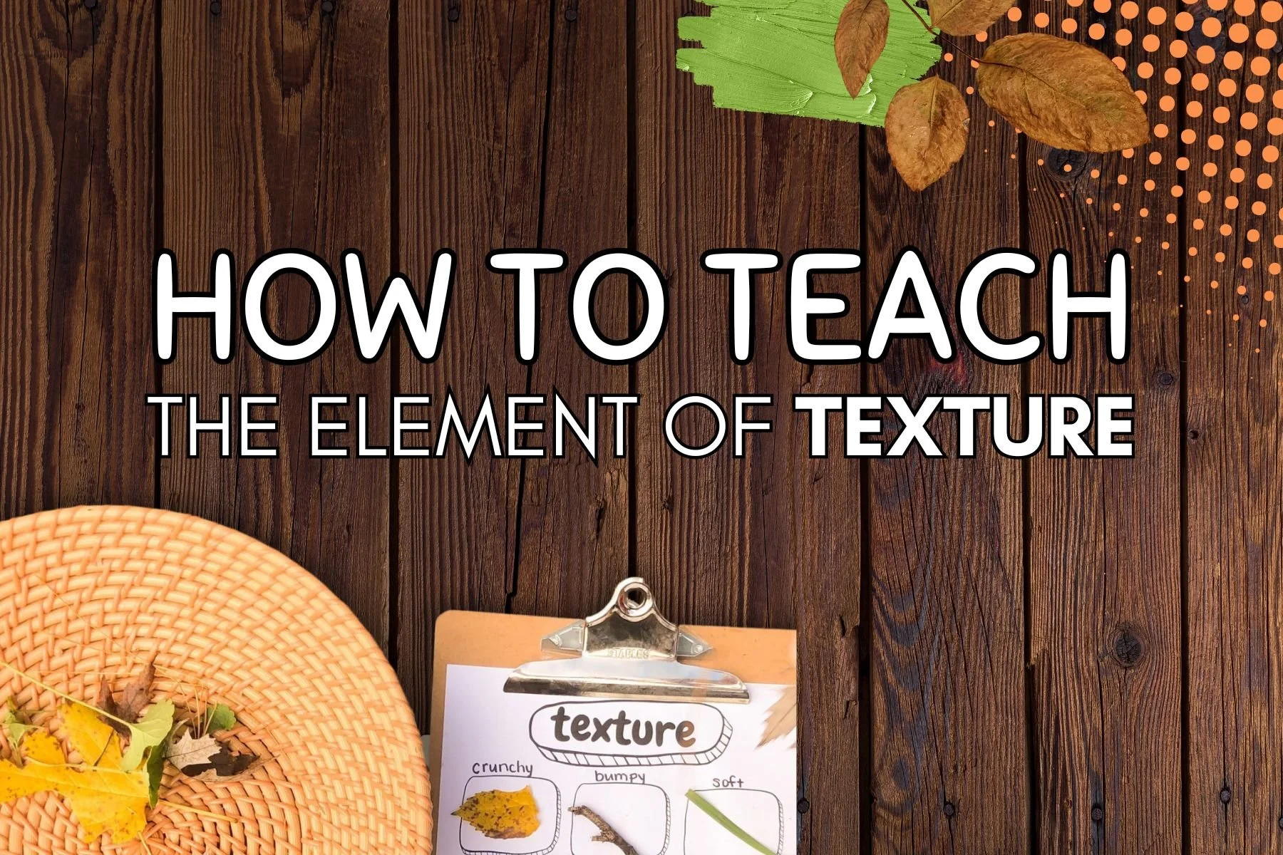 How to Teach Art: The Element of Texture — ARTventurous Animals