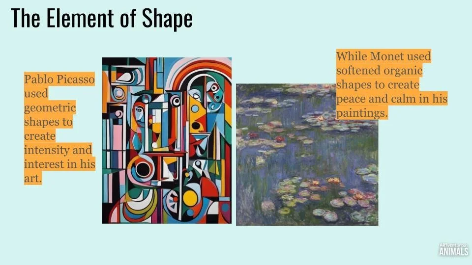 How to Teach Art: the Element of Shape — ARTventurous Animals