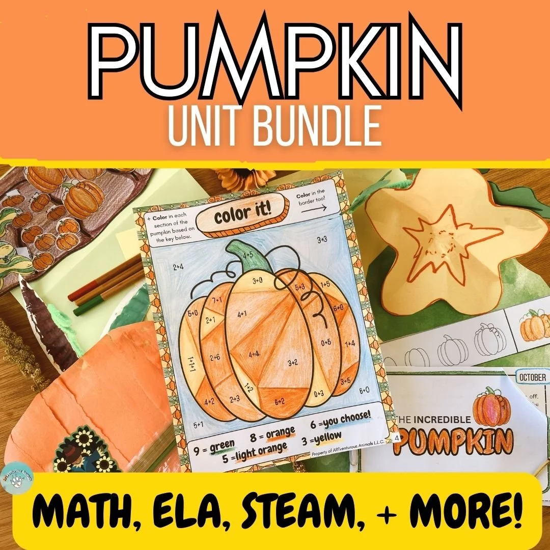 Pumpkin Life Cycle Unit with Worksheets and Crafts BUNDLE ...