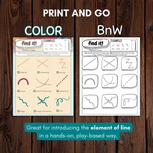 Free Art Scavenger Hunt with Checklist: Element of Line — ARTventurous ...