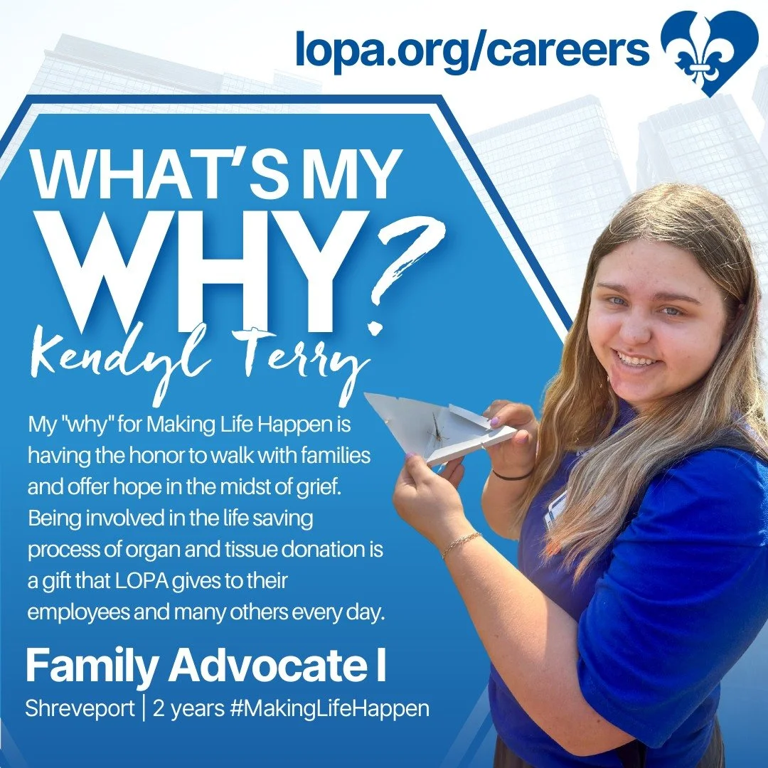 Careers — Louisiana Organ Procurement Agency
