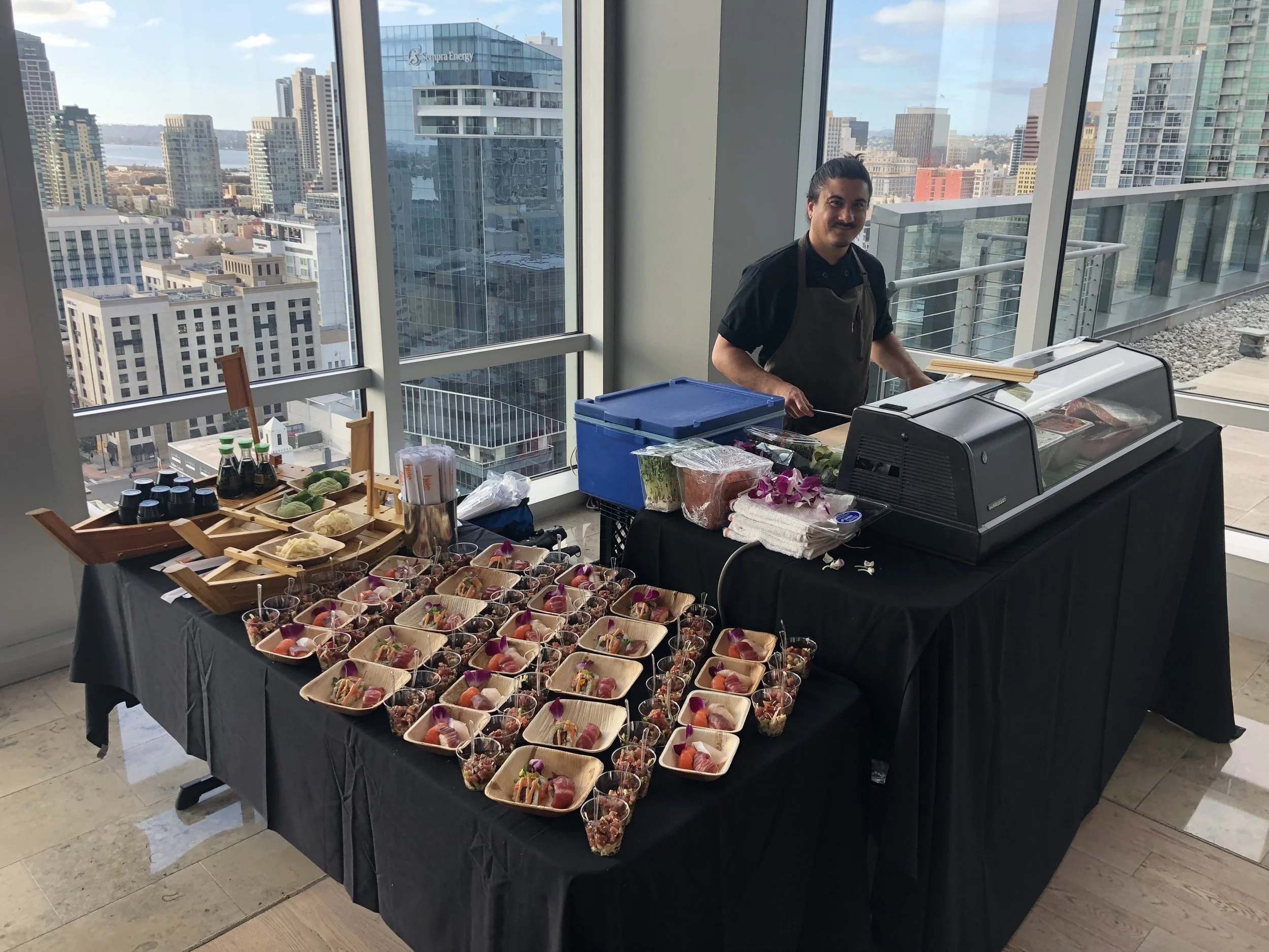 ACTION & BUFFETS STATION — Social Tap Catering Website