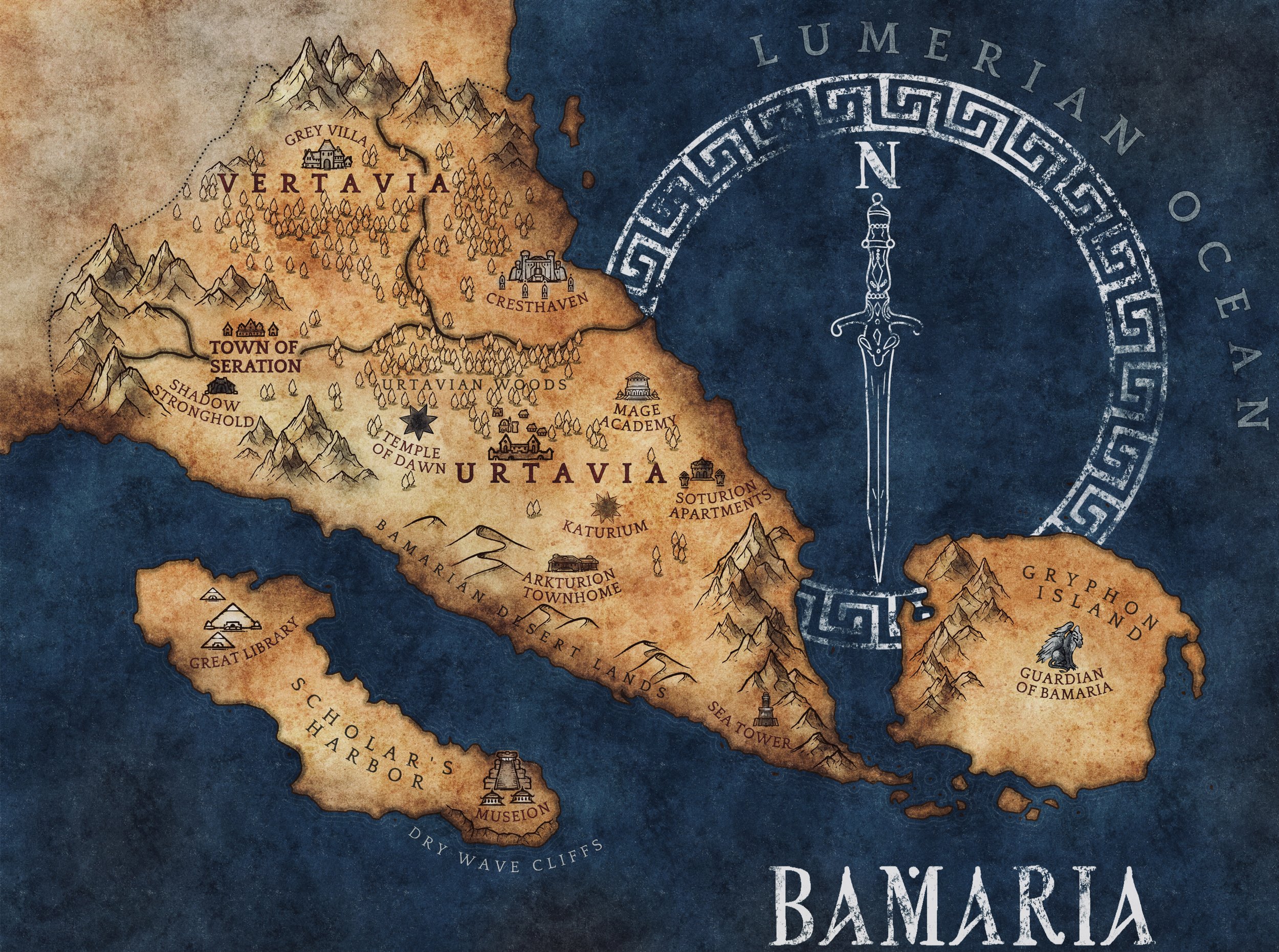 Drowned Empire Maps Frankie Diane Mallis