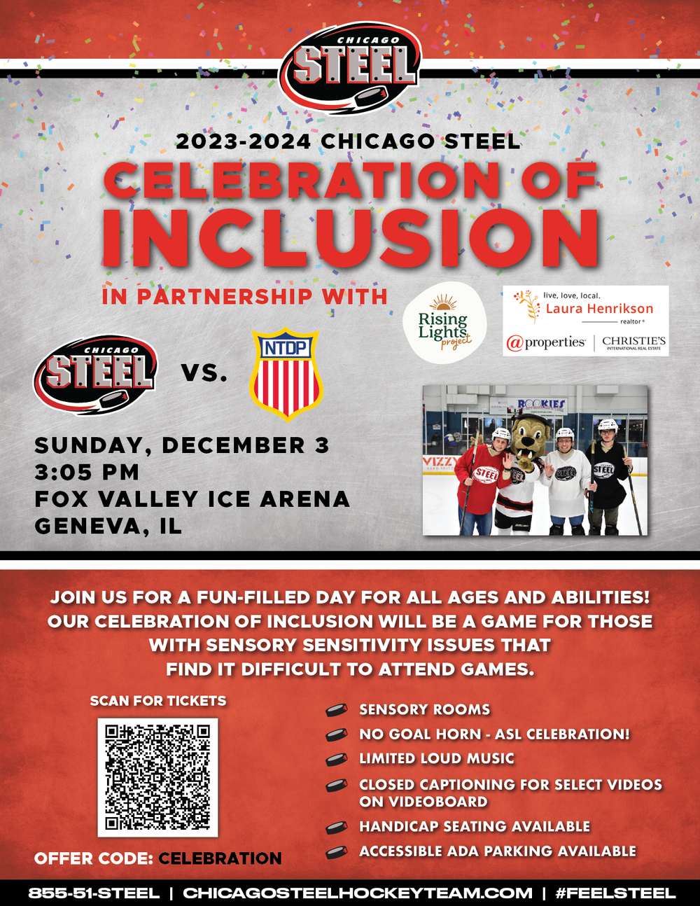 Celebration of Inclusion with Chicago Steel — Rising Lights Project