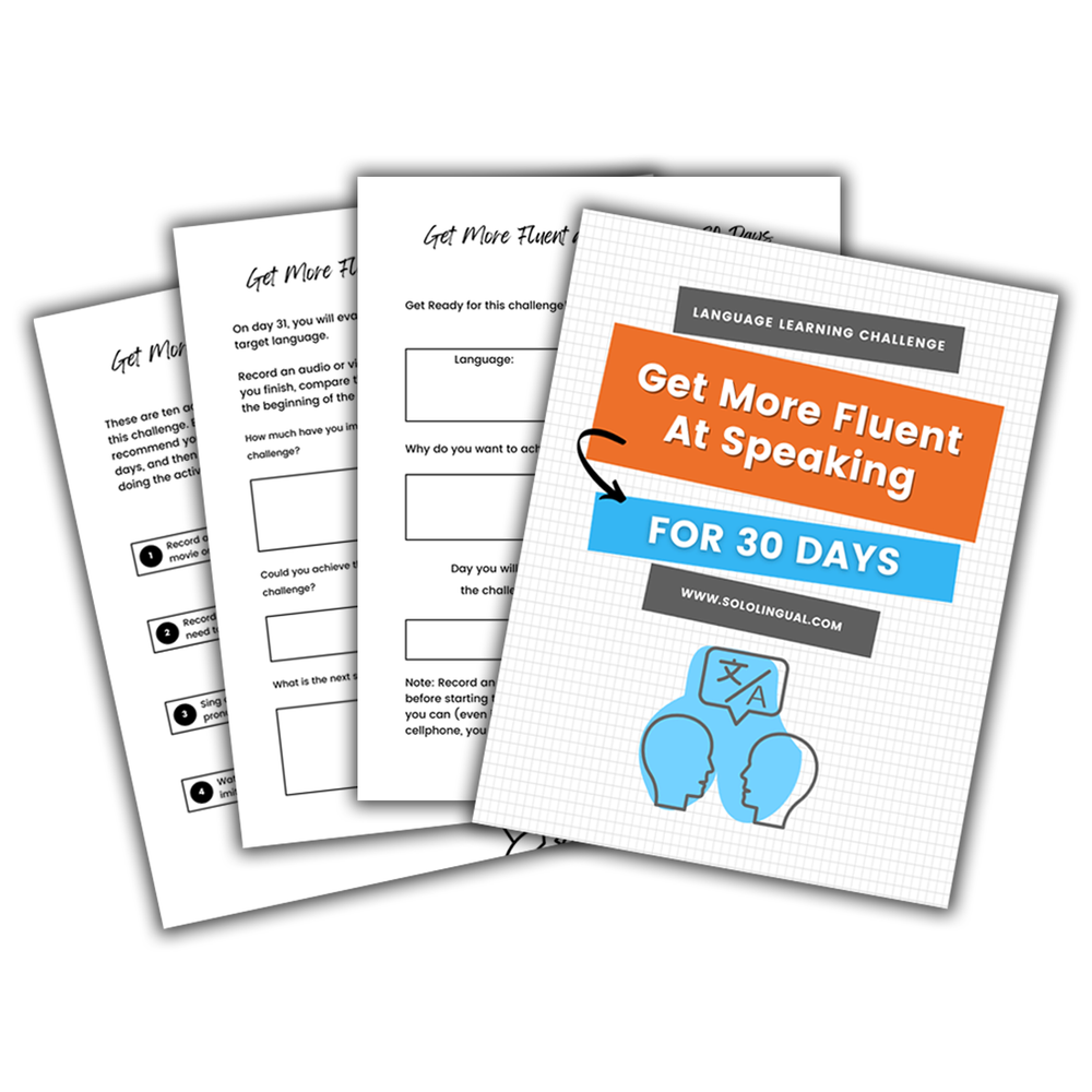 Language Learning Challenge Bundle - Sololingual