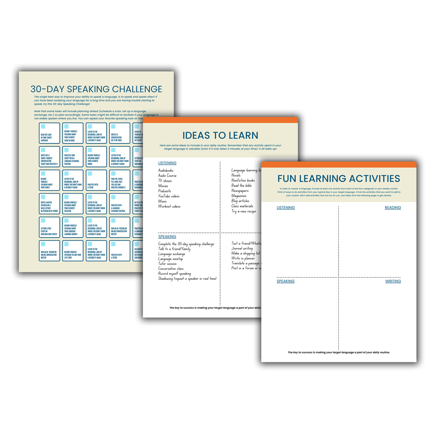 The Ultimate Language Learning Routine Planner - Sololingual