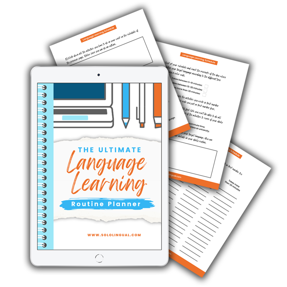 The Ultimate Language Learning Routine Planner - Sololingual