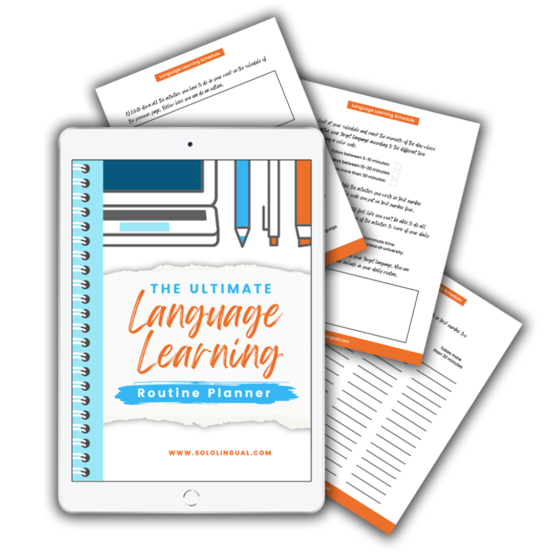 The Ultimate Language Learning Routine Planner - Sololingual