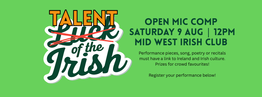 Open Mic - Fleadh Festival at the Mid West Irish Club — REGIONAL SOUNDS