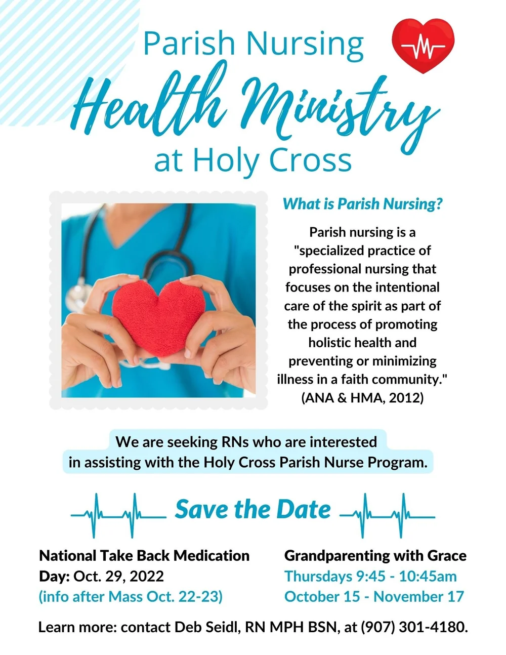 Parish Nurse — Holy Cross Catholic Church