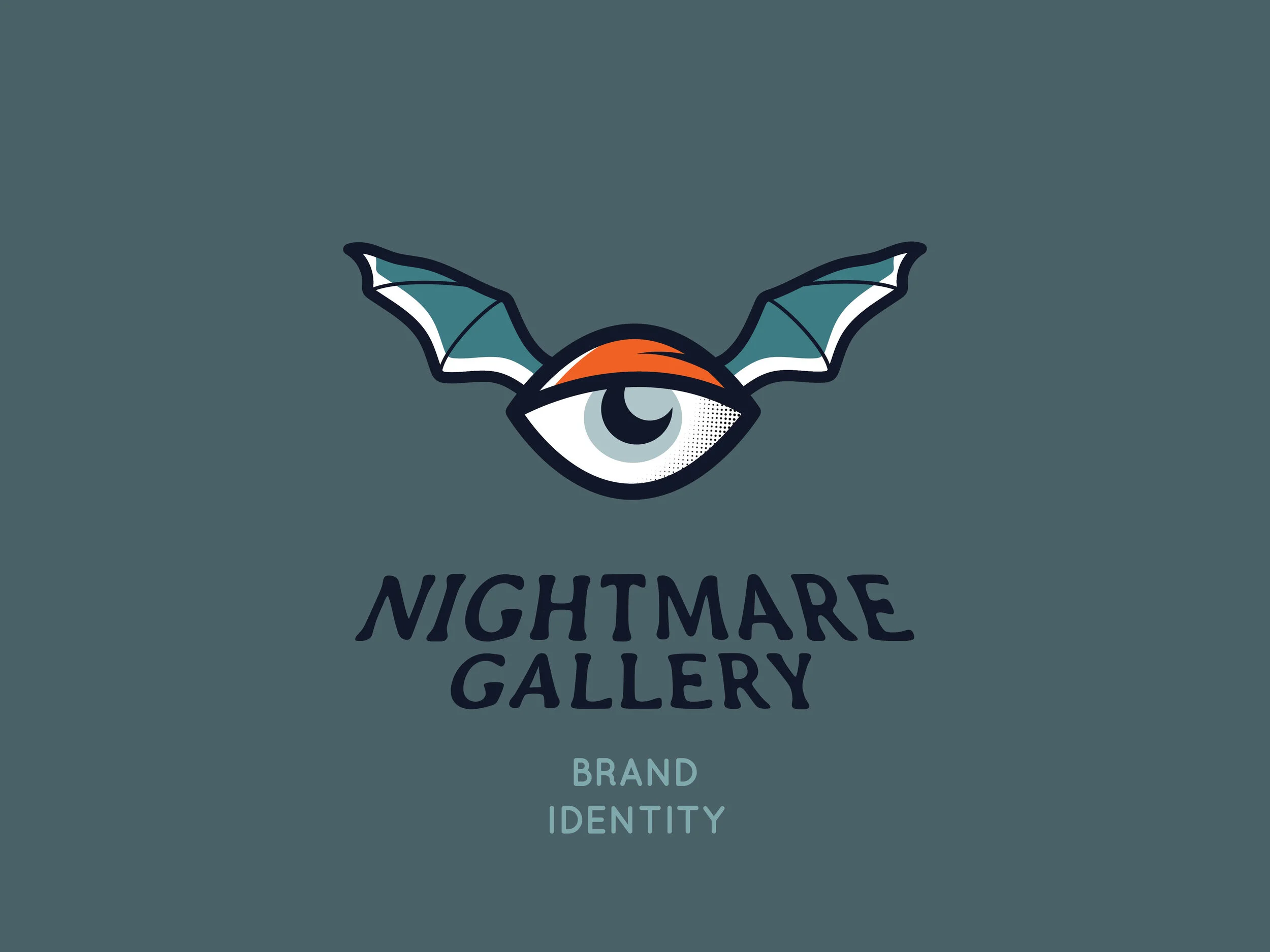 Nightmare Gallery Brand Identity — Kelly Rafferty Design