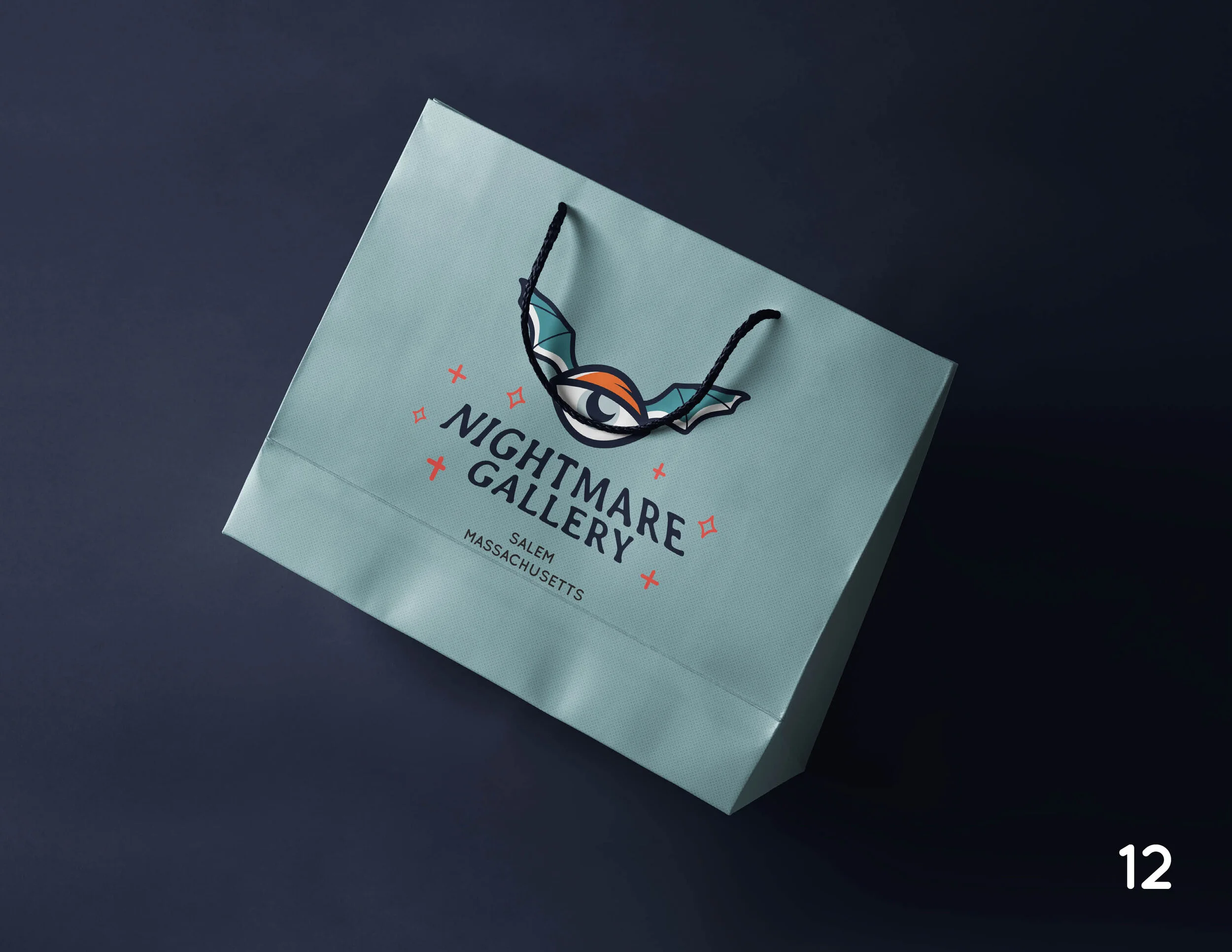 Nightmare Gallery Brand Identity — Kelly Rafferty Design