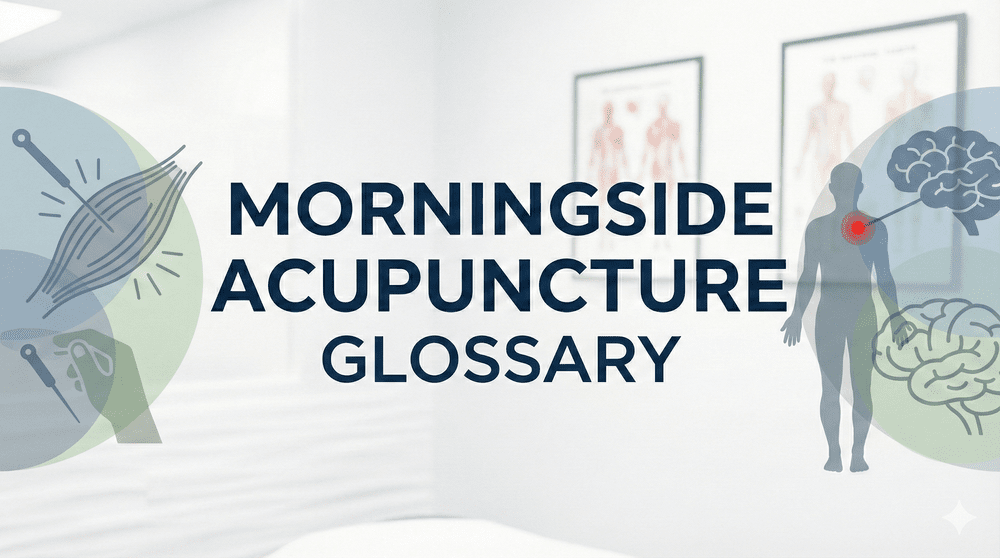 Acupuncture and Dry Needling Terms — Morningside Acupuncture NYC