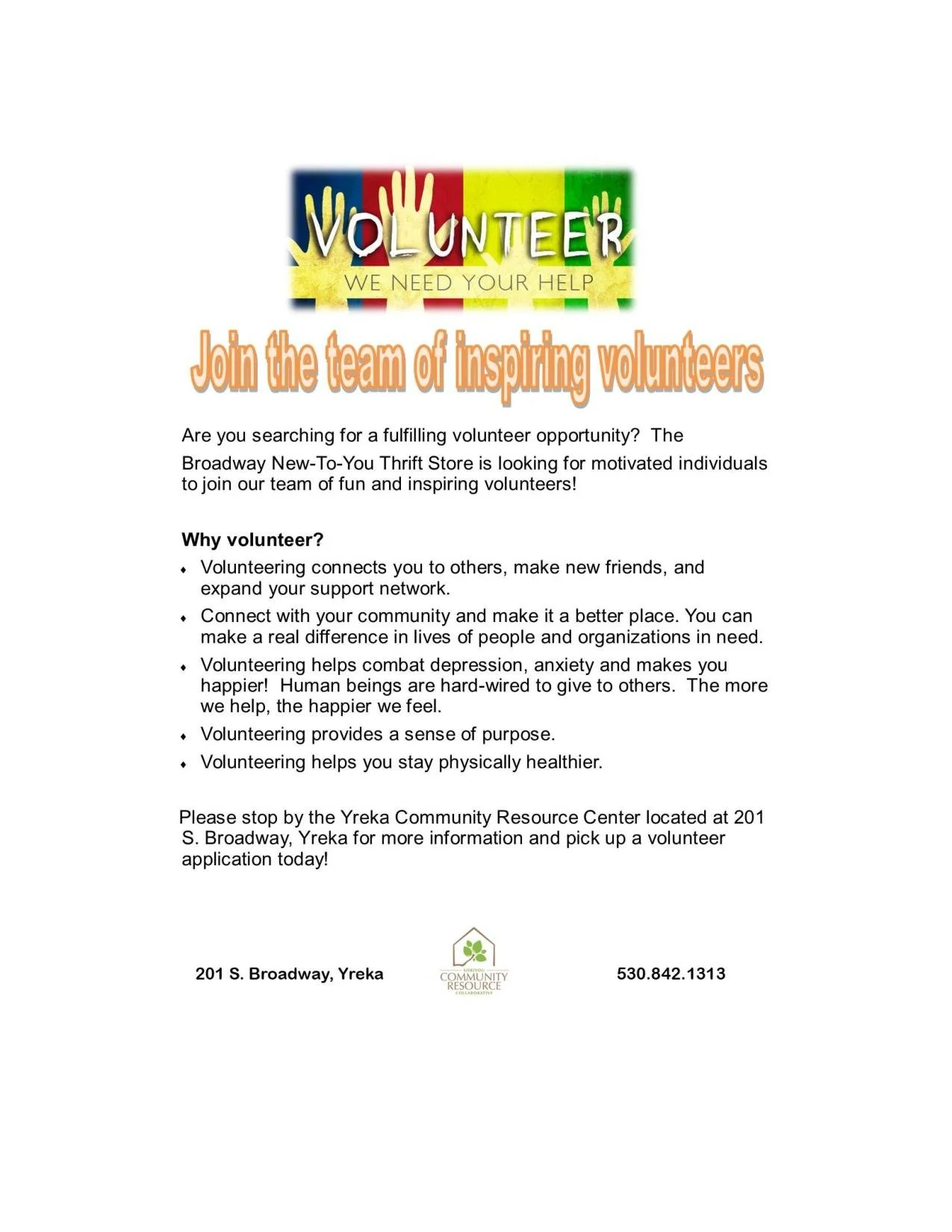 Flyers — Siskiyou Community Resource Collaborative