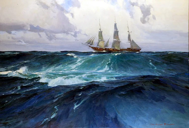Christopher Blossom, Open Sea — J. Russell Jinishian Gallery