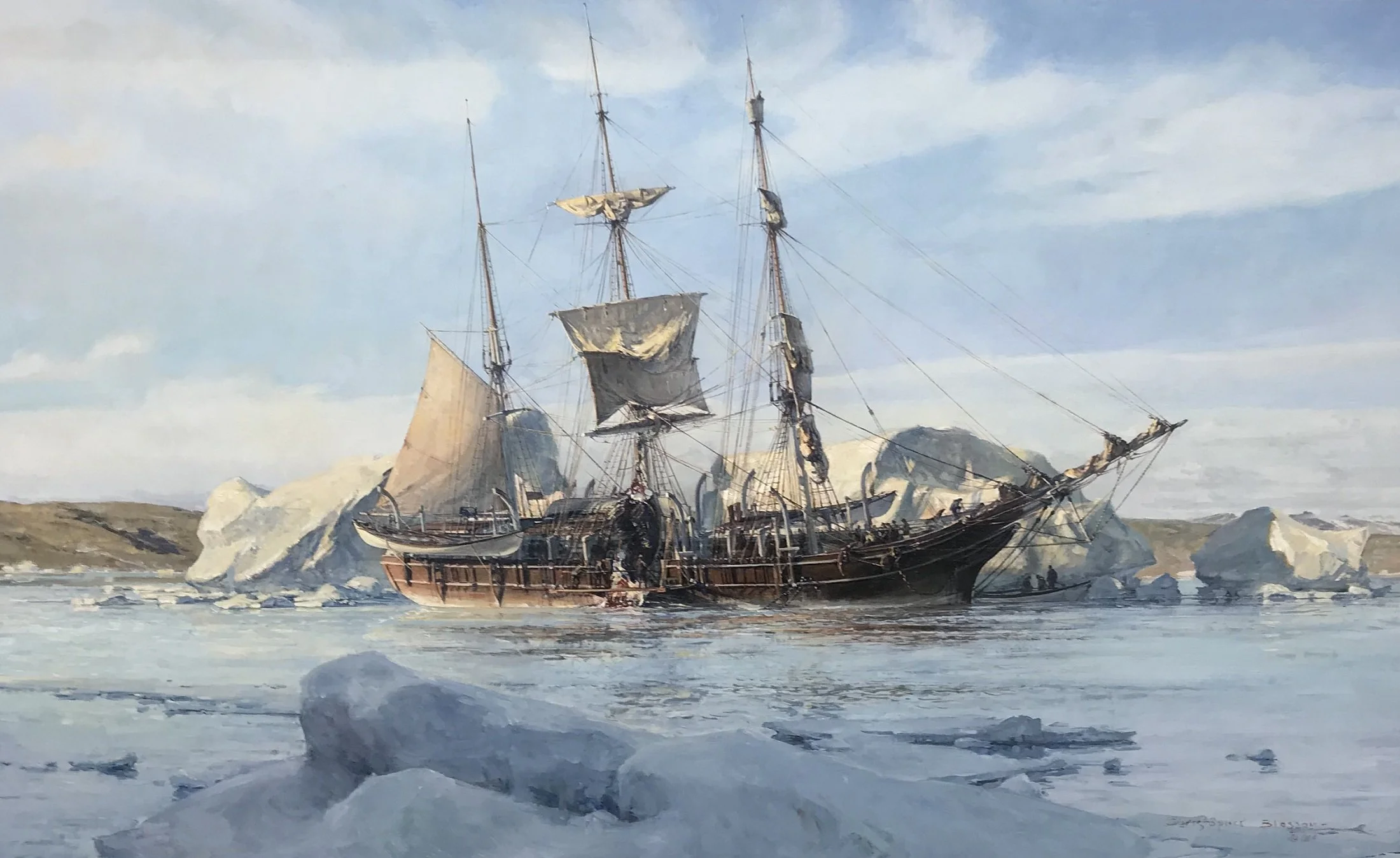 Available Original Oil Paintings by Christopher Blossom, one of the ...