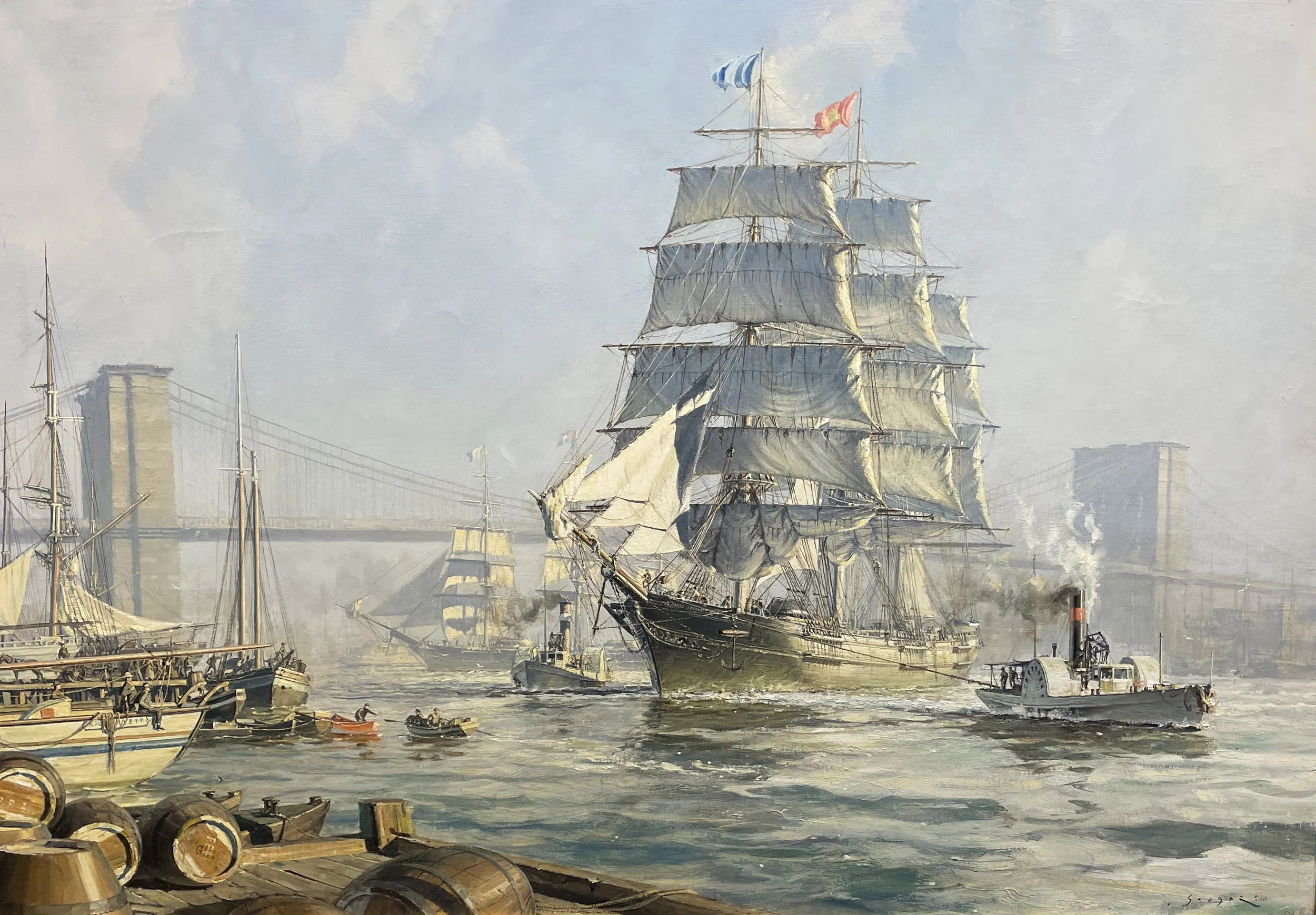 View Original Paintings Available by the Esteemed Marine Artist John ...