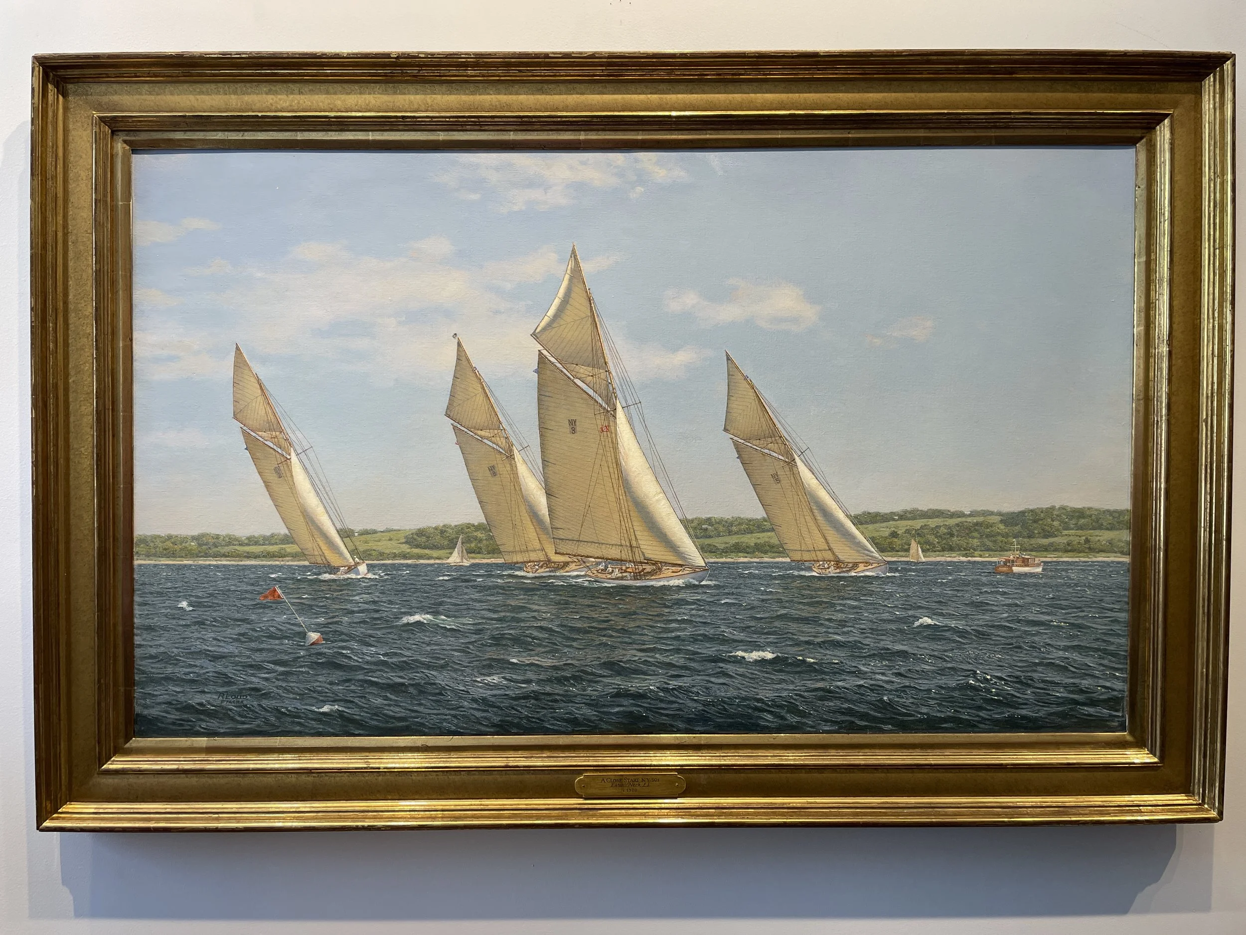 A Close Start, NY 50's, Eaton's Neck, LI, c. 1920 — J. Russell ...