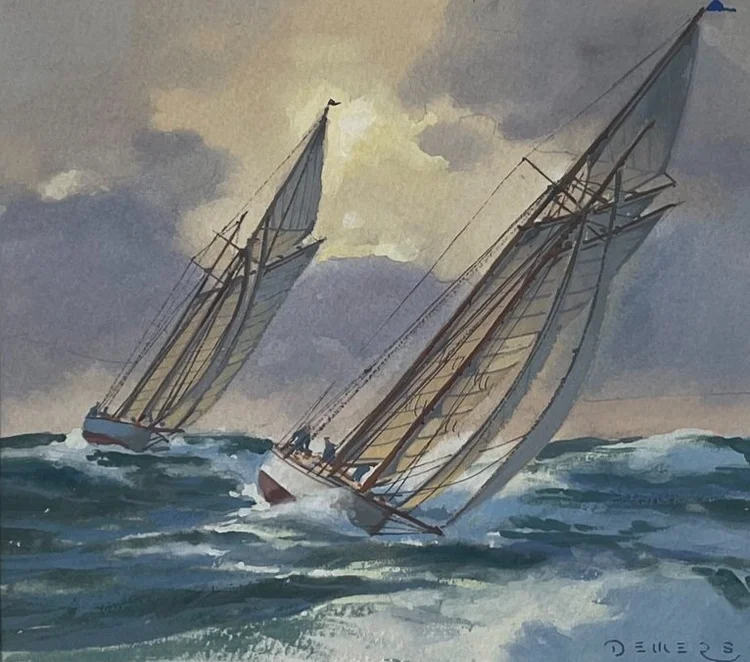 Original Oil Paintings by the nation's leading marine artist Don Demers ...