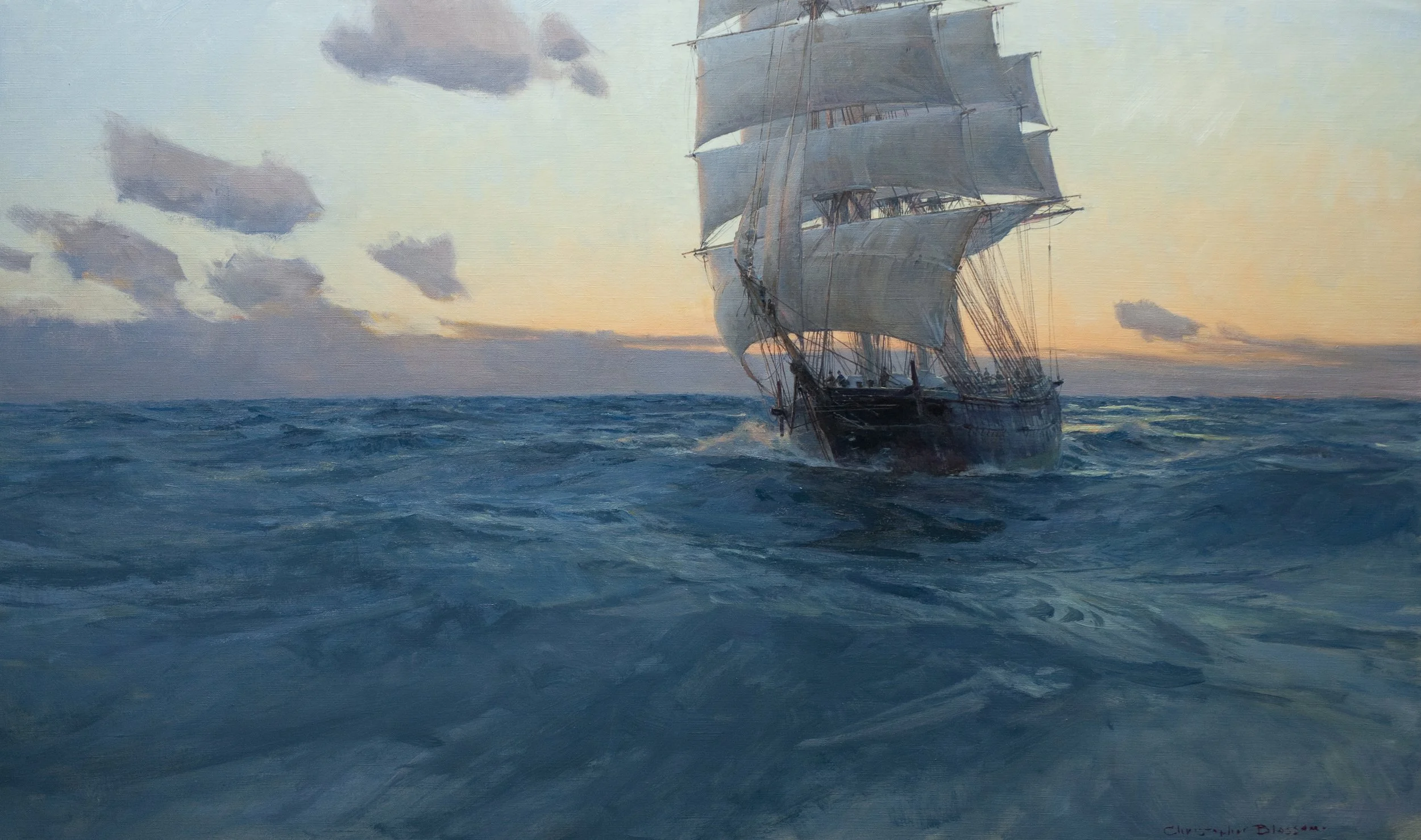 Available Original Oil Paintings by Christopher Blossom, one of the ...