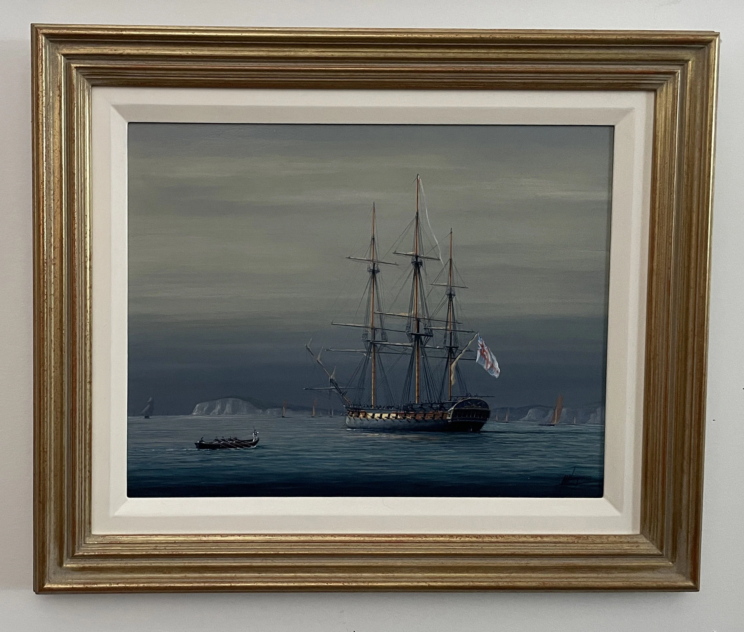 Tim Thompson- Frigate Off Bembridge, Isle of Wight — J. Russell ...