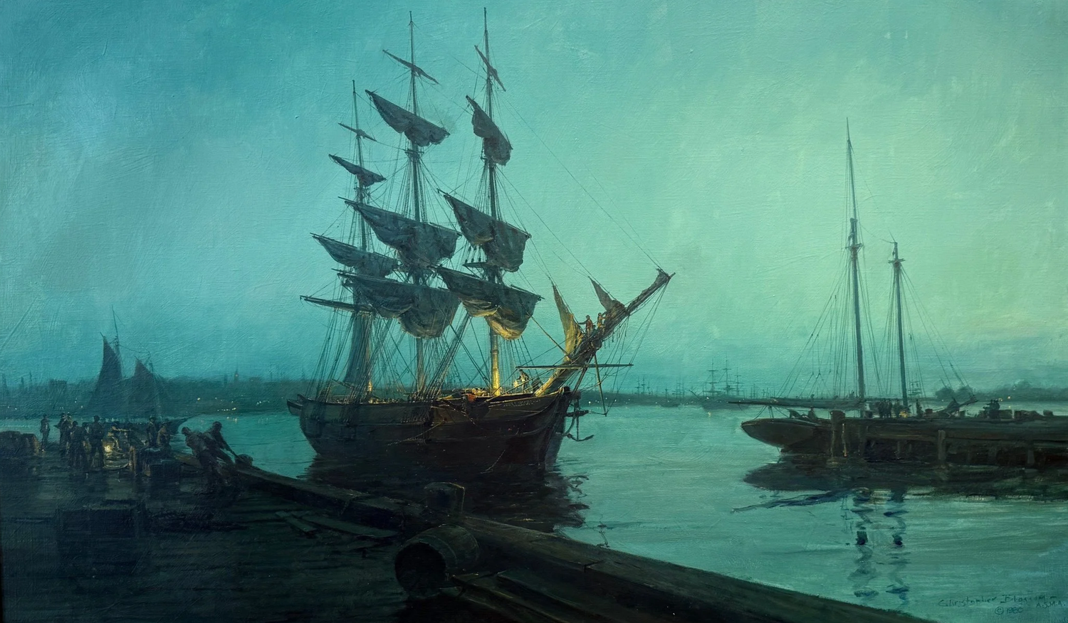 Available Original Oil Paintings by Christopher Blossom, one of the ...