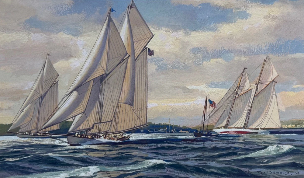 Original Oil Paintings by the nation's leading marine artist Don Demers ...