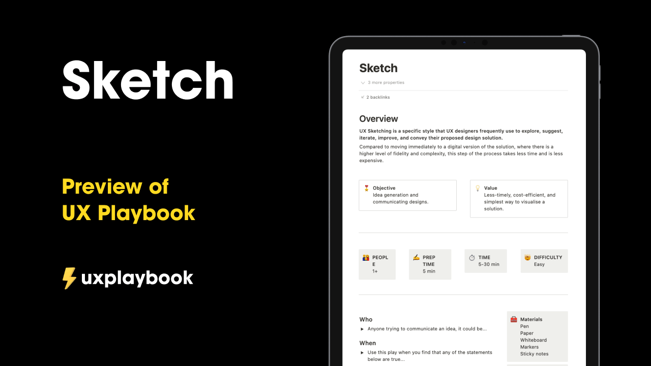 Free UX Templates — UX Playbook