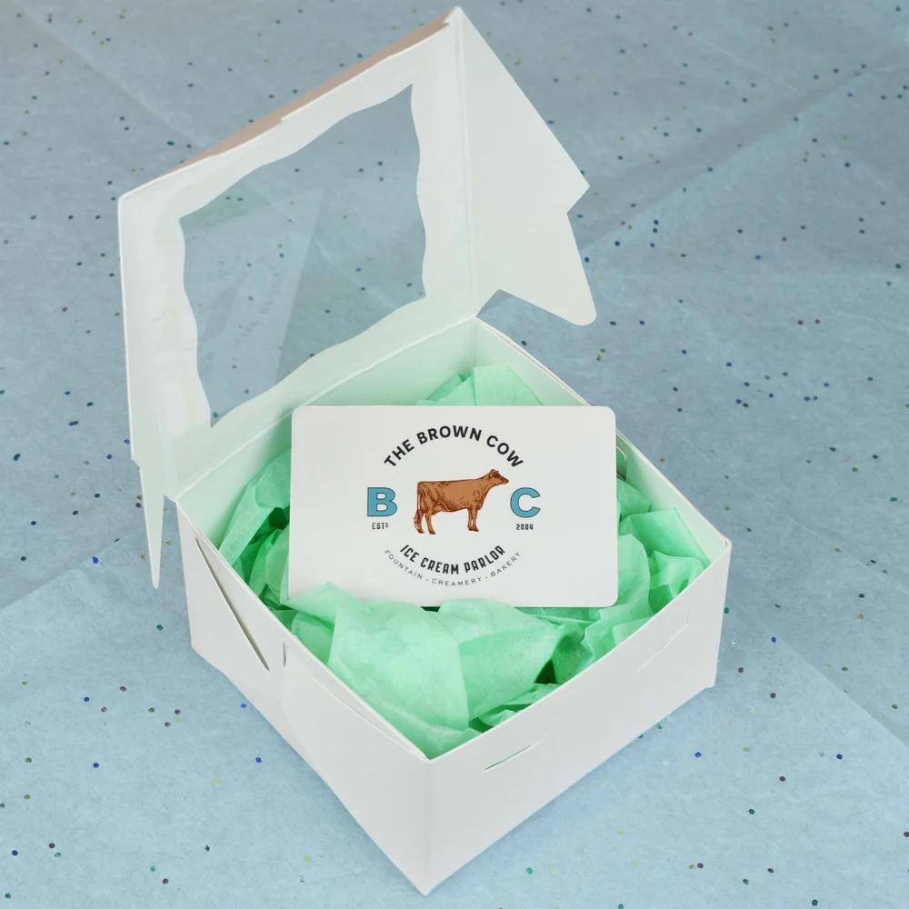 Order Online — The Brown Cow Ice Cream Parlor & Creamery