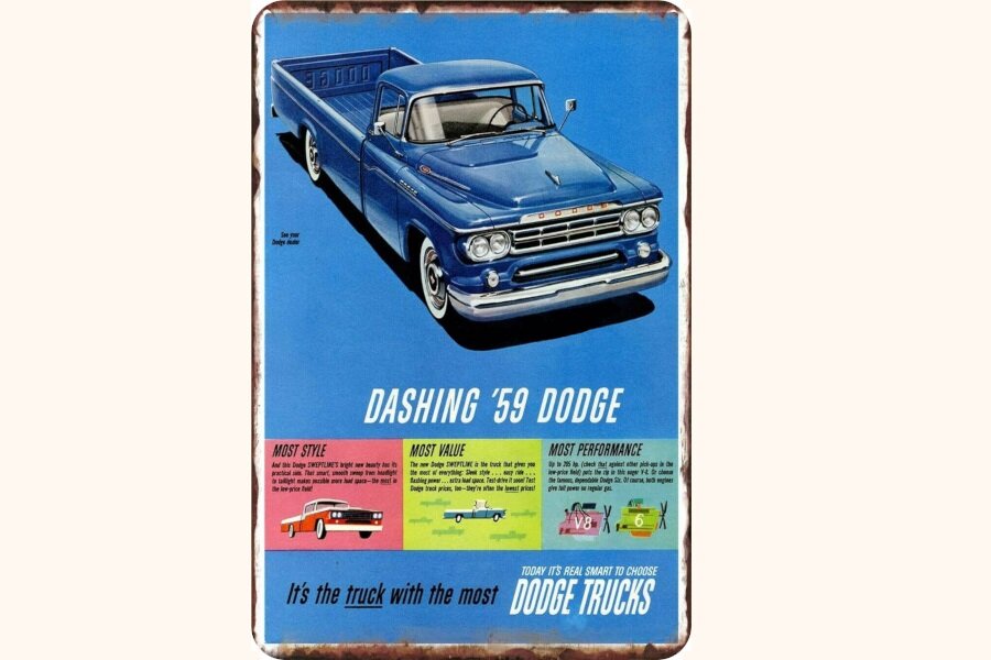 Dodge — Classic Car Tin Signs