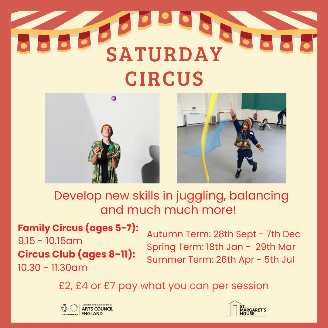Saturday Circus Club | St. Margaret's House | Creating healthier and ...