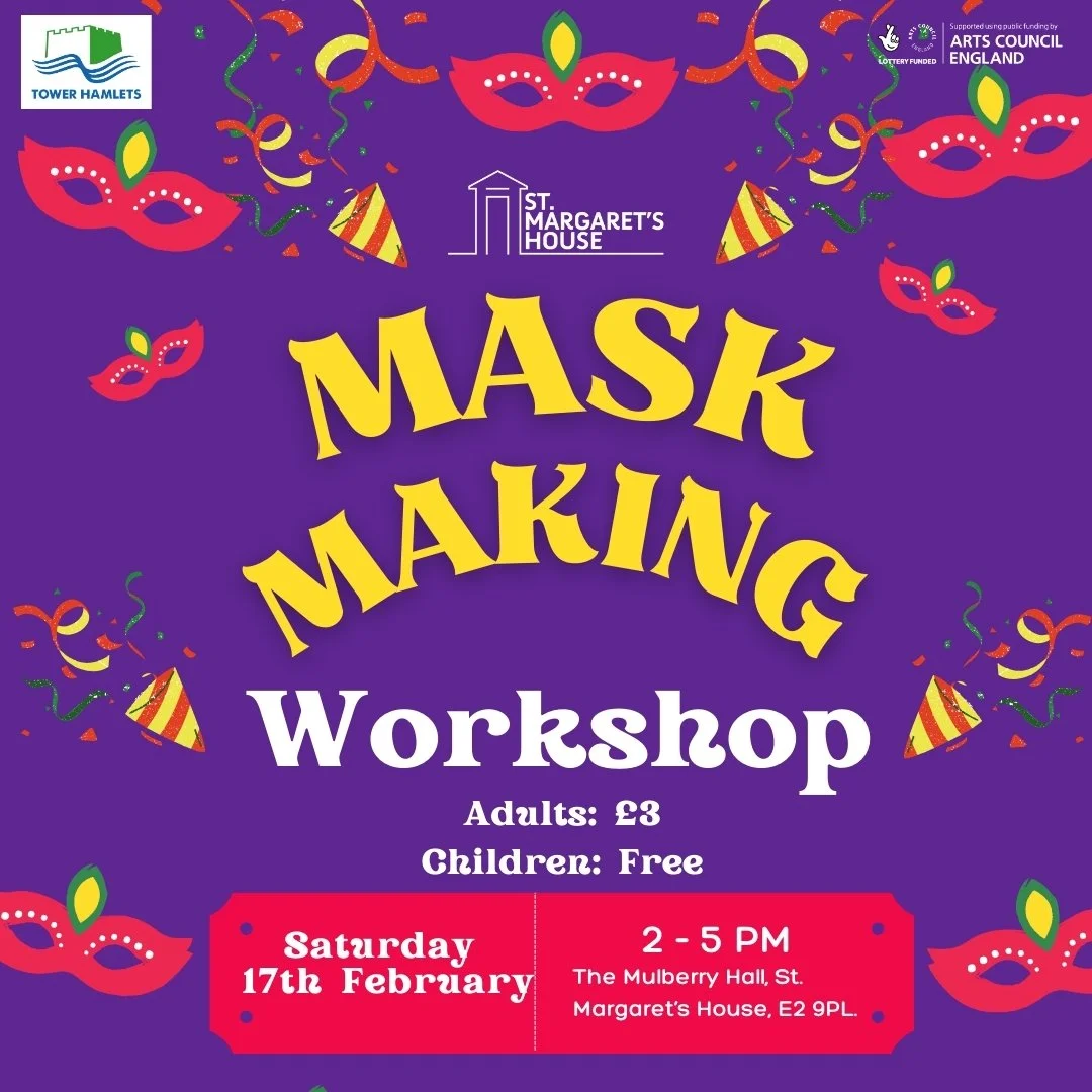 Mask Making Workshop | St. Margaret's House | A home for Creative ...