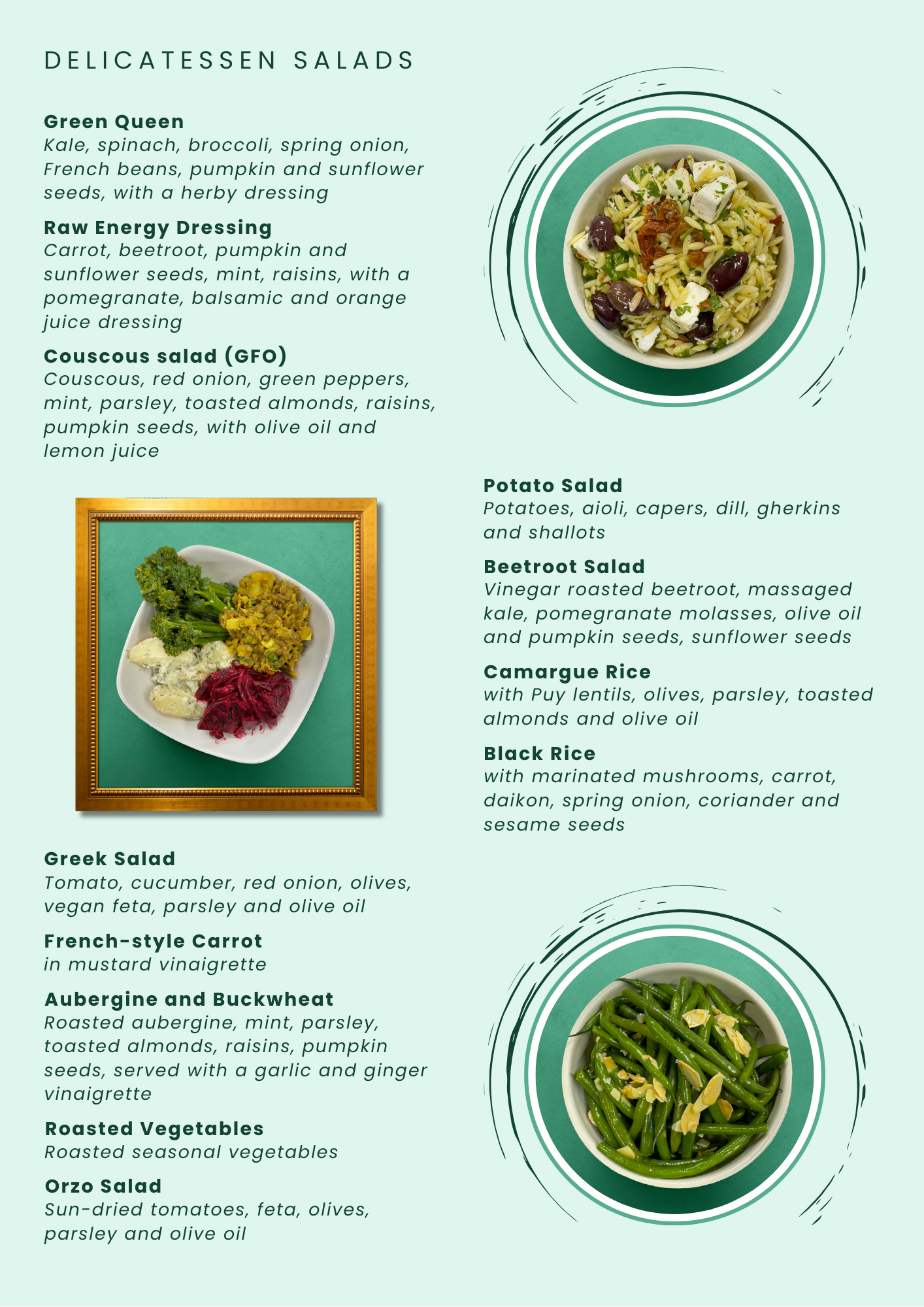 The Gallery Café Menu | Award-winning vegan cafe & restaurant in east ...