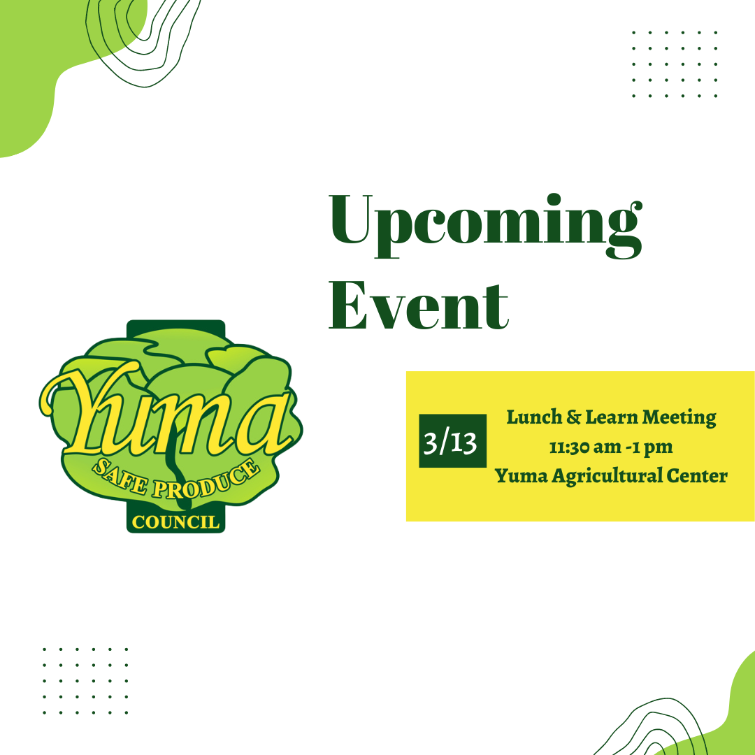 News — Yuma Safe Produce Council