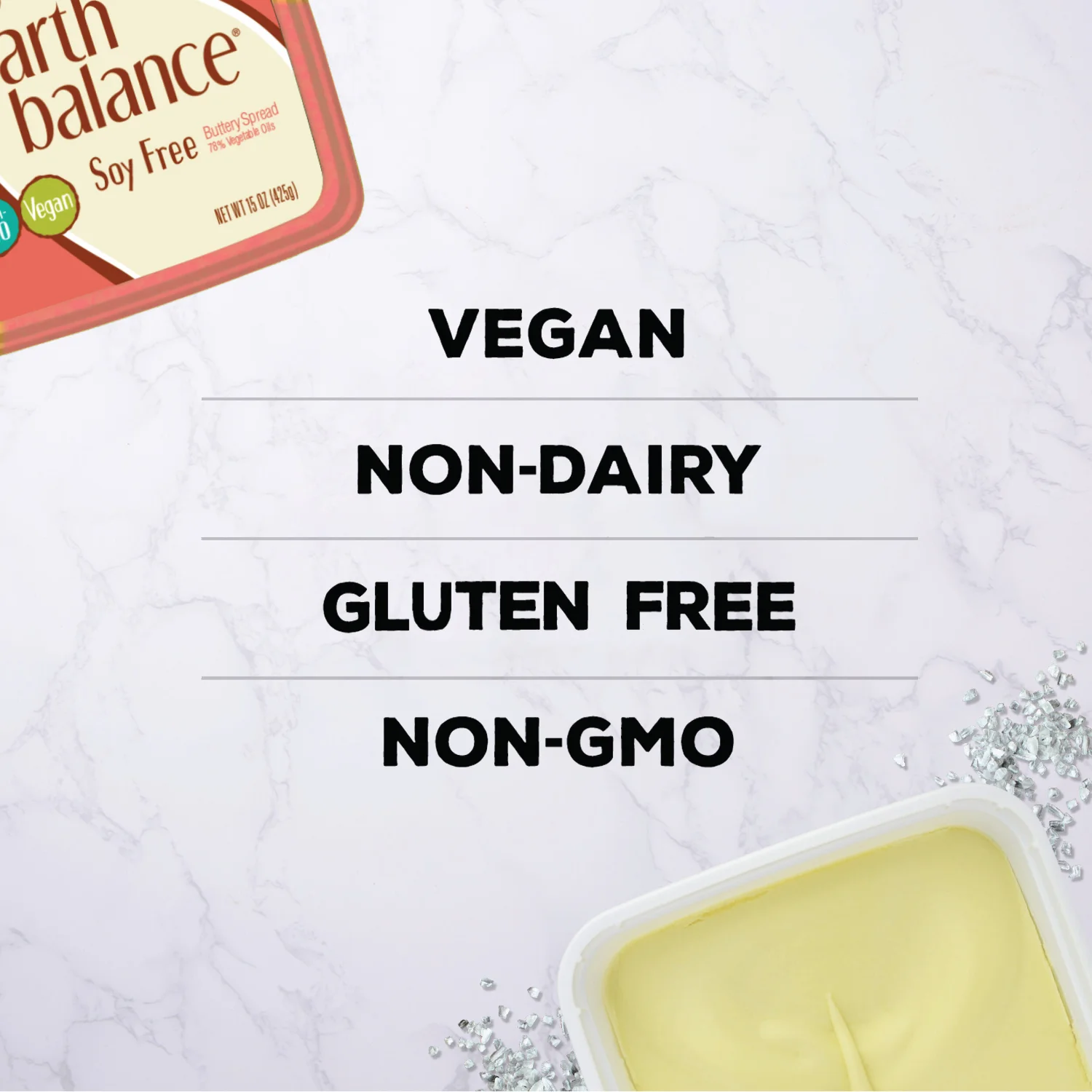 Earth Balance Dairy Free, Vegan Butter Spread & Sticks — Earthly Gourmet