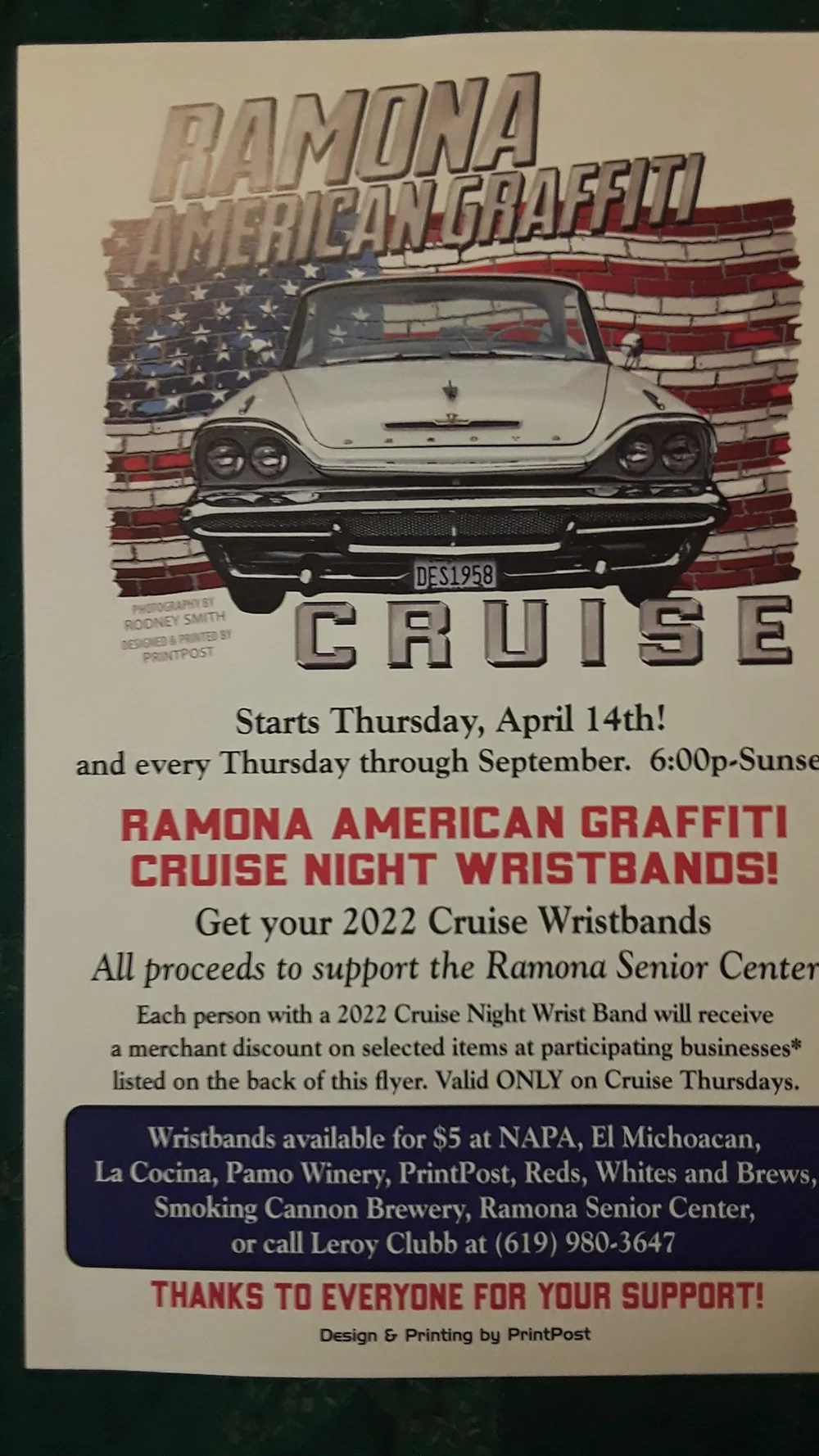 Ramona Senior Center Car Show | Oct. 22nd — San Diego Association of ...