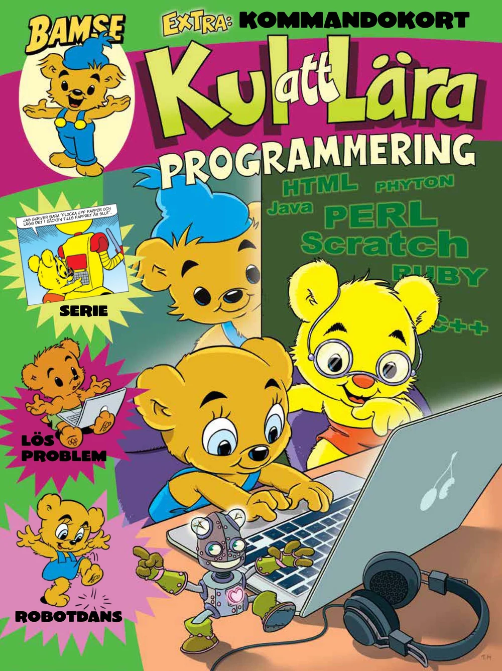 Bamse och Nalle-Maja lär barn koda | Kodcentrum