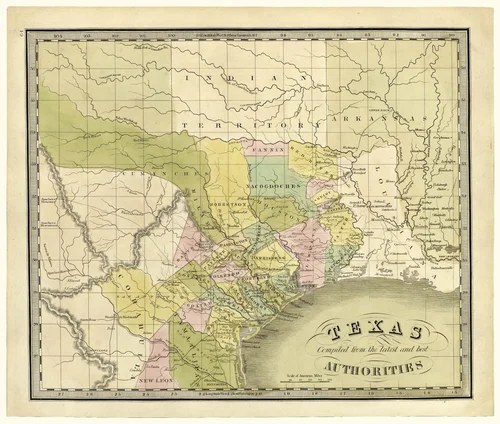 The Republic of Texas: 1836 to 1845 — Holcomb Map Collection