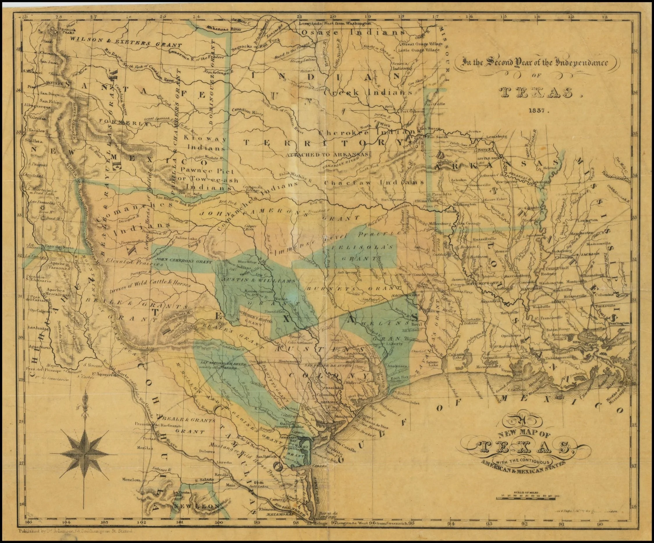 The Republic of Texas: 1836 to 1845 — Holcomb Map Collection