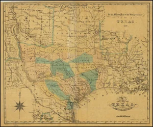 The Republic of Texas: 1836 to 1845 — Holcomb Map Collection