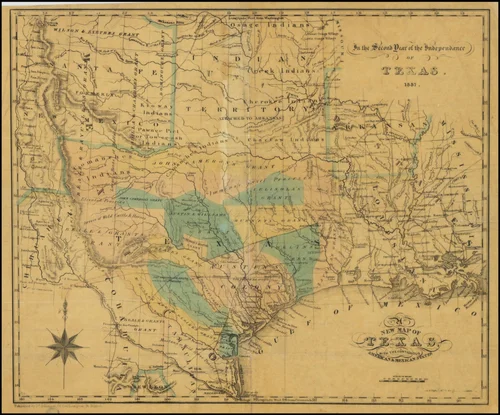 The Republic of Texas: 1836 to 1845 — Holcomb Map Collection