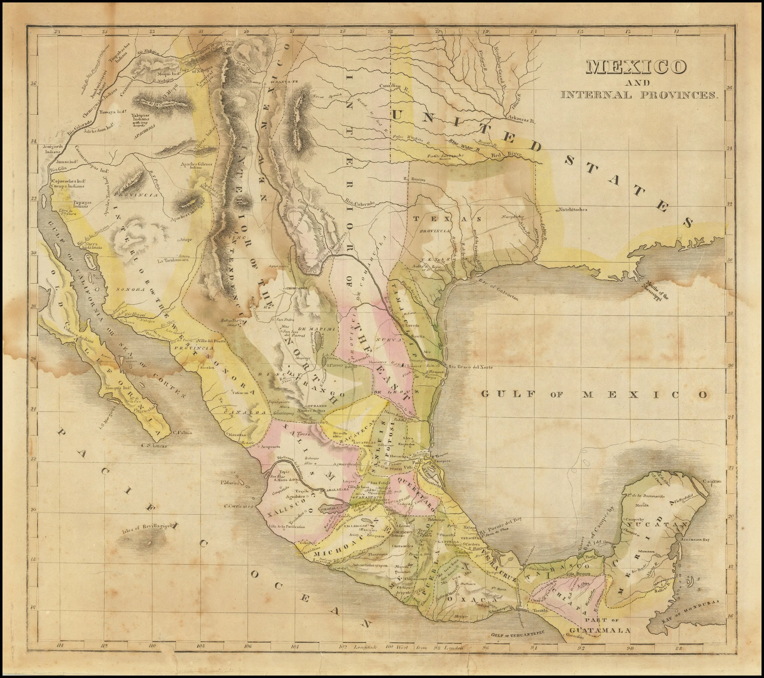 Colonization: 1800 to 1836 — Holcomb Map Collection
