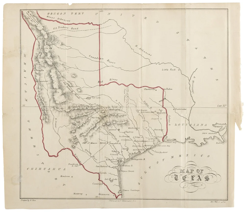 The Republic of Texas: 1836 to 1845 — Holcomb Map Collection