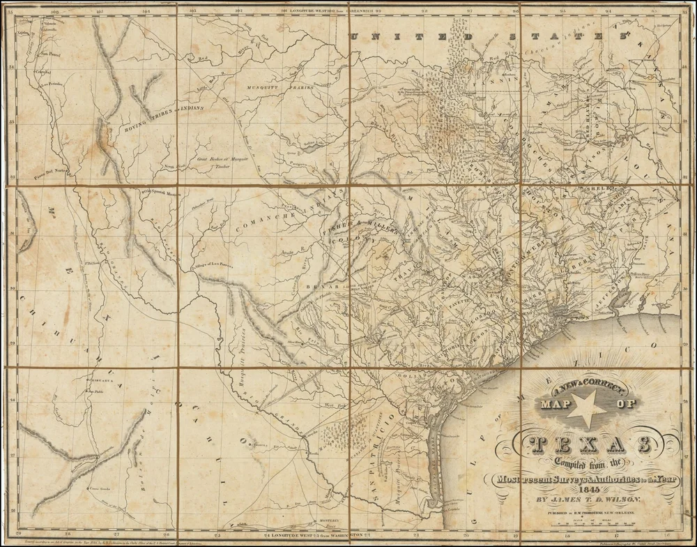 The Republic of Texas: 1836 to 1845 — Holcomb Map Collection